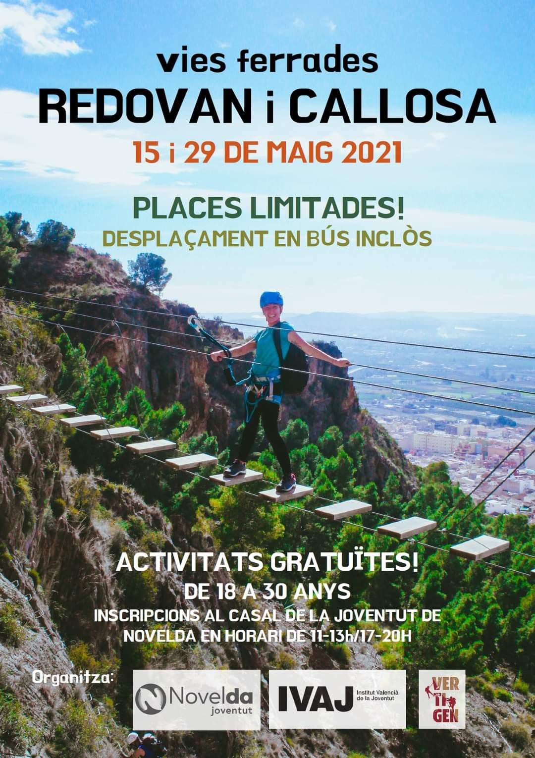 Vía Ferrata Redovan y Callosa – Ayuntamiento de Novelda